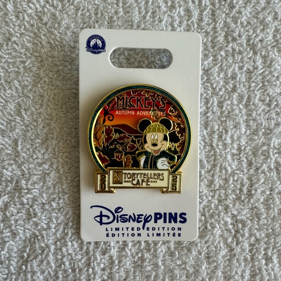 Disney | Other | Disney Mickeys Autumn Adventures Storytellers Cafe Pin ...